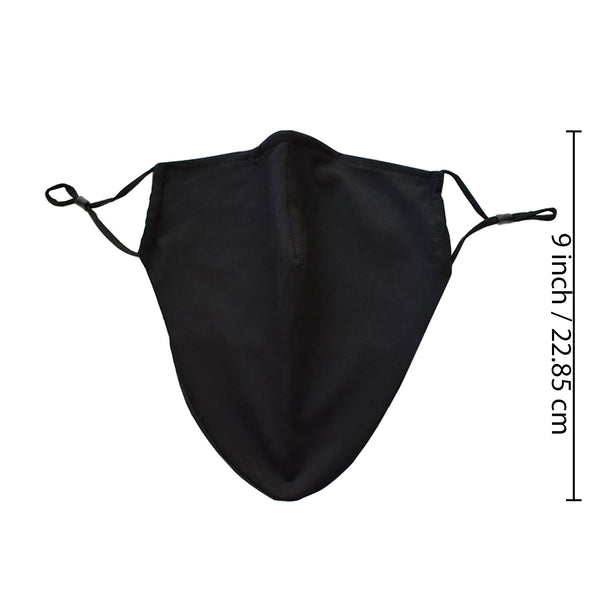Medium Beard Face Mask - Black - KT Valley Co.